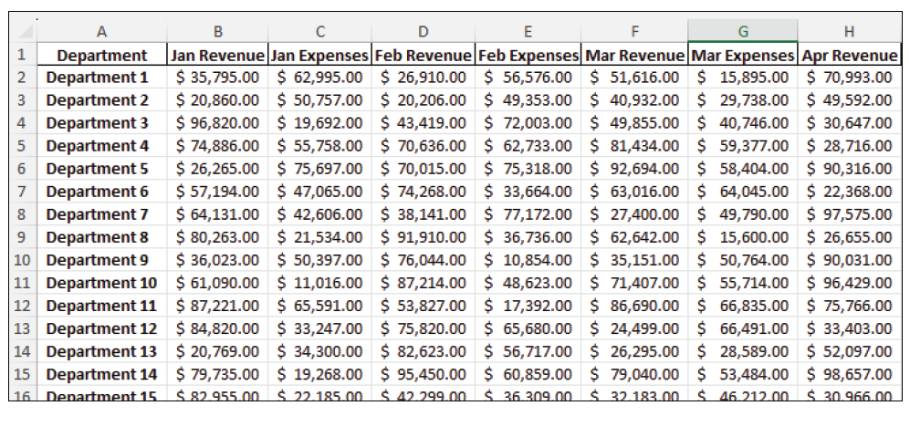 Using 3 Excel View tools to manage large spreadsheets